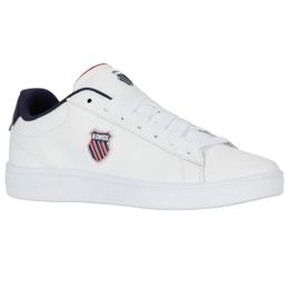 K-Swiss Herren Sneaker "Court Shield II", Gr. 45, wei&szlig;, Leder, Schuhe