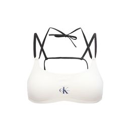 Calvin Klein Swimwear Bikini Top female White size M