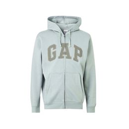 GAP Zip-Up Hoodie 'Heritage' male Green size L