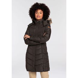 Icepeak Damen Steppmantel "PAIVA", braun, Gr. 36, Obermaterial: 100% Polyester. Futter: 100% Polyester. Wattierung: 100% Polyester, M&auml;ntel, W&auml;rmend &