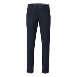 MEYER Herren Chinos "Bonn 1-8079", blau, Gr. 52, unifarben, 55% Baumwolle, 42% Polyester, 3% Elasthan, Hosen, aus Bio-Baumwolle