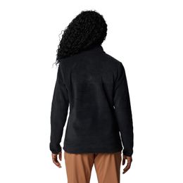 Columbia Damen Fleecepullover "Benton Springs 1/2 Snap Pull Over II", schwarz, Gr. L, unifarben mit Farbeinsatz, Fleece, Obermaterial: 100%