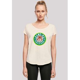 F4NT4STIC Damen T-Shirt "Stranger Things Hawkins Tiger Circle", wei&szlig;, Gr. L, Obermaterial: 100% Baumwolle, Shirts, Premium Qualit&auml;t