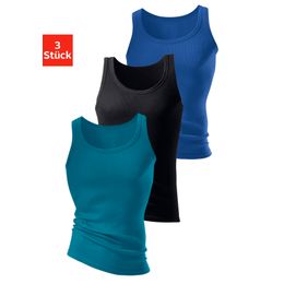 H.I.S. H.I.S Herren Tanktop "Feinripp", Gr. 9, bunt, Feinripp, Obermaterial: 100% Baumwolle, unifarben, Basic, Tops, aus weicher Baumwollqualit&auml;t