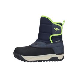 Kangaroos Jungen Winterboots "K-NB KOZE", Gr. 32, bunt, Synthetik, Textil, Schuhe, Snowboots, Winterboots, Winterschuhe, wasserabweisend, w&auml;rmend