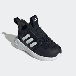 M&auml;dchen Slip-On Sneaker "TENSAUR COMFORT KIDS", adidas Sportswear, Gr. 22, schwarz-wei&szlig;, Synthetik, Textil, Schuhe, f&uuml;r Kinder
