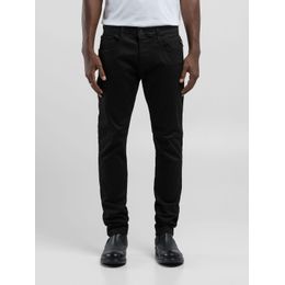 Replay Herren Slim-fit-Jeans "Anbass", schwarz, Gr. 32, Denim/Jeans, Obermaterial: 74% Baumwolle, 22% Polyester, 4% Elasthan, Jeans