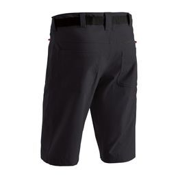 Maier Sports Herren Bermudas "Nil Bermuda", schwarz, Gr. 50, 90% Polyamid, 10% Elasthan, Hosen, kurze Herren Wanderhose, moderne Outdoor-Bermuda,