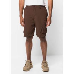 Jack Wolfskin Herren 3/4-Hose "KALAHARI CARGO M", braun, Gr. 46, OBERSTOFF: 100% POLYAMID. Futter: 65% POLYESTER, 35% BAUMWOLLE, Hosen