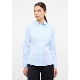 Eterna Damen Hemdbluse "FITTED", blau, Gr. 38, 74% Baumwolle, 5% Elasthan, 21% Polyamid, Blusen