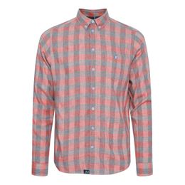 FQ1924 Herren Langarmhemd "Langarmhemd FQYunus", orange, Gr. XXL, Obermaterial: 50% Baumwolle CO. 50% Viskose CV., Hemden