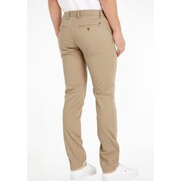 Tommy Hilfiger Herren Chinohose "Chino Bleecker 1985 PIMA CO", beige, Gr. 30, Twill, Obermaterial: 96% Baumwolle, 4% Elasthan, Hosen