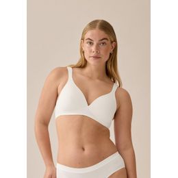 Naturana Damen B&uuml;gelloser BH "The Wednesday", Gr. 80, beige, Obermaterial: 89% Polyamid, 11% Elasthan. Futter: 100% Polyester. Spitze: 64% Polyamid,