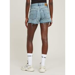 G-Star Raw G-STAR Damen 5-Pocket-Hose "True Denim Shorts Raw Edge", blau, Gr. 26, Obermaterial: 100% Baumwolle, Hosen