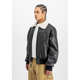 Bomberjacke Alpha Industries "B-15 Modified", Herren, Gr. L, schwarz, Obermaterial: 100% Polyester, Futter: 100% Polyester, Jacken Bomberjacke