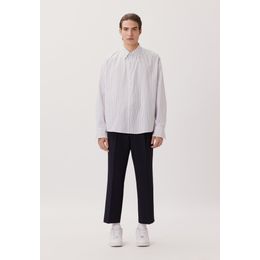 Herren Businesshemd "Studio", blau, Gr. XL, STUDIO SEIDENSTICKER, gestreift, 100% Baumwolle, Hemden, Oversized 1/1 Kentkragen Streifen