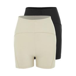 Trendyol Leggings female Beige, Black size S