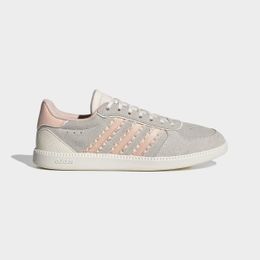 Damen Sneaker "BREAKNET SLEEK", adidas Sportswear, Gr. 38, rosa, Leder, Synthetik, Schuhe, inspiriert vom Design des adidas handball spezial