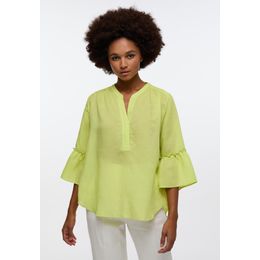 Eterna Damen Longbluse "LOOSE FIT"acid lemon, Gr. 48, 38% Leinen, 62% Lyocell, Blusen