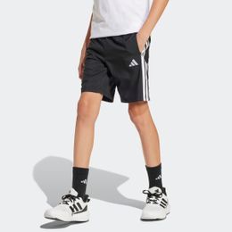 Jungen Shorts "ESSENTIALS CLIMACOOL KIDS", schwarz-wei&szlig;, Gr. 128, adidas Sportswear, Obermaterial: 100% Polyester, Hosen