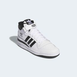 Herren Sneaker "FORUM MID", adidas originals, Gr. 37, schwarz-wei&szlig;, Baumwolle, Synthetik, Schuhe