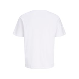 Jack & Jones JACK & JONES Herren T-Shirt "JPRBLUCALVIN SS TEE FST", wei&szlig;, Gr. S, bedruckt, Jersey, Obermaterial: 100% Baumwolle, Shirts