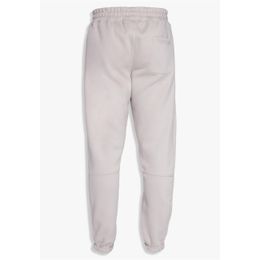 DROPSIZE Herren Jogginghose "Dropsize HEAVY MIRRORED LOGO JOGGER", grau, Gr. M, 70% Baumwolle, 30% Polyester, Hosen