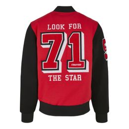 Herren Collegejacke "Starter Black Label Herren Starter 71 College Jacket", rot, Gr. L, STARTER Black Label, mehrfarbig, 80% Baumwolle, 15%