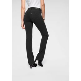 Levi's LEVI'S Damen Bootcut-Jeans "315 Shaping Boot", schwarz, Gr. 32, unifarben, Denim/Jeans, Obermaterial: 78% Baumwolle, 21% Polyester, 1% Elasthan, Jeans