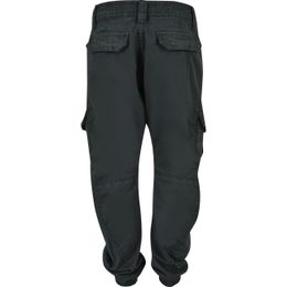 Urban Classics Kinder Stoffhose "Urban Classics Herren Boys Cargo Jogging Pants", schwarz, Gr. 158, unifarben, 100% Baumwolle, Hosen