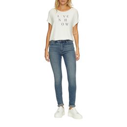s.Oliver Damen Skinny-fit-Jeans "IZABELL", blau, Gr. 34, unifarben, Denim/Jeans, Obermaterial: 92% Baumwolle, 6% Polyester, 2% Elasthan, Jeans, im