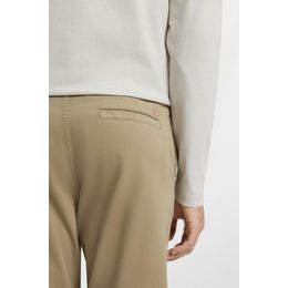 BOSS Orange Herren Chinohose "Tapered-fit", braun, Gr. 32, unifarben, Web, Obermaterial: 97% Baumwolle, 3% Elasthan, Hosen, Aus komfortabler