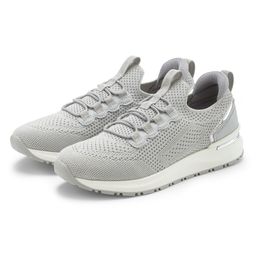 Vivance Damen Sneaker "Freizeitschuh, Halbschuh, Turnschuh, Slip-On-Sneaker", Gr. 41, grau, Obermaterial: 100% Textilmaterial. Decksohle: 100%