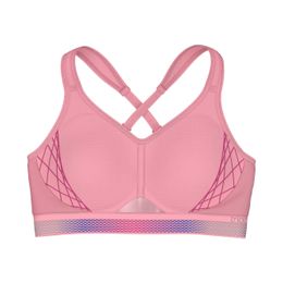 Damen Sport-BH "Triaction Cardio Flow P EX", triaction by Triumph, Gr. 90bubble gum pink, Single Jersey, Obermaterial: 57% Polyester, 28% Polyamid,