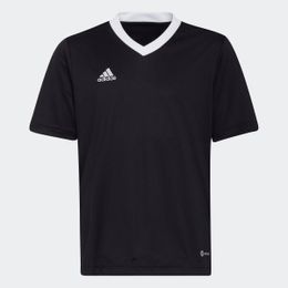 Jungen Fu&szlig;balltrikot "ENTRADA 22 TRIKOT", schwarz, Gr. 152, adidas Performance, bestickt, Obermaterial: 100% Polyester, Trikots
