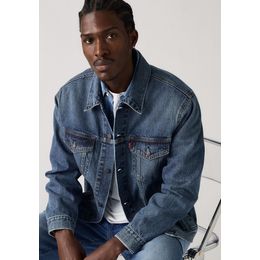 Levi's LEVI'S Herren Jeansjacke "NEW RELAXED FIT TRUCK", blau, Gr. XL, Denim/Jeans, Obermaterial: 100% Baumwolle, Jacken