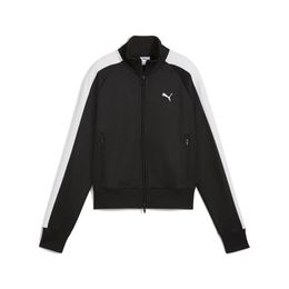 Puma Damen Trainingsjacke "T7 ALWAYS ON Kurze Trainingsjacke Damen", schwarz, Gr. L, Obermaterial: 67% Polyester, 33% Baumwolle. Taschenfutter: 100%