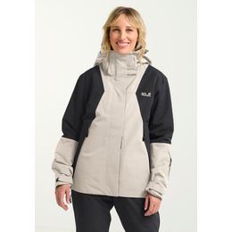Jack Wolfskin Damen Skijacke "FLOWLINE 2L INS JKT W", beige, Gr. L, Obermaterial: 100% Polyester. F&uuml;llung: 100% Polyester. Futter: 100% Polyester,