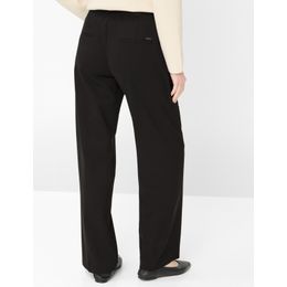 Brax Damen Jogginghose "Style MAINE"schwarz, Gr. 40, Web, 53% Polyester, 43% Schurwolle, 4% Elasthan, Hosen