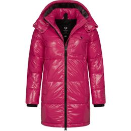 Ragwear Damen Wintermantel "Roobie Long", pink, Gr. S, Obermaterial: 100% Nylon; Innenfutter: 100% Polyester; Wattierung: 100% Polyester, M&auml;ntel,