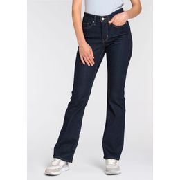 Levi's LEVI'S Damen Bootcut-Jeans "315 Shaping Boot", blau, Gr. 32, Denim/Jeans, Obermaterial: 80% Baumwolle, 19% Polyester, 1% Elasthan, Jeans