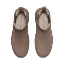 Timberland Damen Chelseaboots "GREYFIELDMID CHELSEA BOOT", Gr. 39,5, braun, Leder, Schuhe, Winterstiefel, Schn&uuml;rstiefel, Winterschuhe, Stiefelette