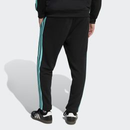 Herren Sporthose "MERCEDES - AMG PETRONAS FORMULA 1 TEAM DNA", schwarz, Gr. XXXL, adidas Performance, Obermaterial: 55% Baumwolle, 36% Polyester, 9%