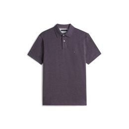 Tommy Hilfiger Herren Poloshirt "1985 SLIM POLO", lila, Gr. M, Piqu&eacute;, Obermaterial: 96% Baumwolle, 4% Elasthan, Shirts, Markenstickerei, aus