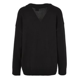 Urban Classics Damen Strickjacke "Urban Classics Damen Ladies Big Oversized Cardigan", schwarz, Gr. S, unifarben, 100% Baumwolle, Strickjacken