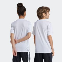 M&auml;dchen T-Shirt "TRAIN ESSENTIALS LOGO REGULAR FIT KIDS", schwarz-wei&szlig;, Gr. 164, adidas Sportswear, Obermaterial: 100% Polyester, Shirts