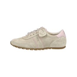 Paul Green Damen Schn&uuml;rschuh "Paul Green Sneaker Veloursleder", Gr. 42,5beige, Veloursleder, Schuhe