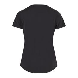 Urban Classics Damen T-Shirt "Urban Classics Ladies Sports Tee Ladies Sports Tee", schwarz, Gr. L, unifarben, 88% Nylon, 12% Elasthan, Shirts