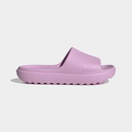 Damen Badesandale "LUMIA ADILETTE", adidas Sportswear, Gr. 43bliss lila, bliss lila, bliss lila, Synthetik, Schuhe, Badelatschen