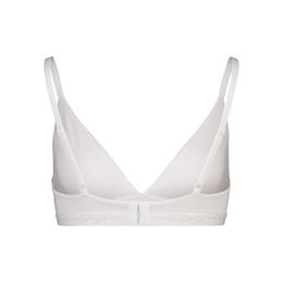 PSD Damen Sport-BH "PSD WHITE SLD MDL TBL", Gr. Mwei&szlig;, 47% Modal, 47% Baumwolle, 6% Elasthan, BHs